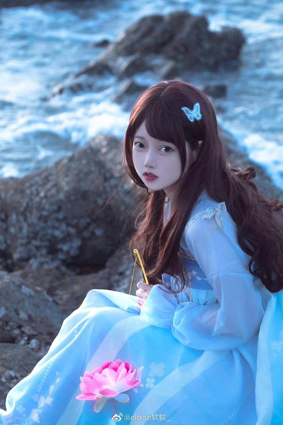 用Eloise软软资料，尝试自己cosplay的成就感与原图对比 - 伊图恋